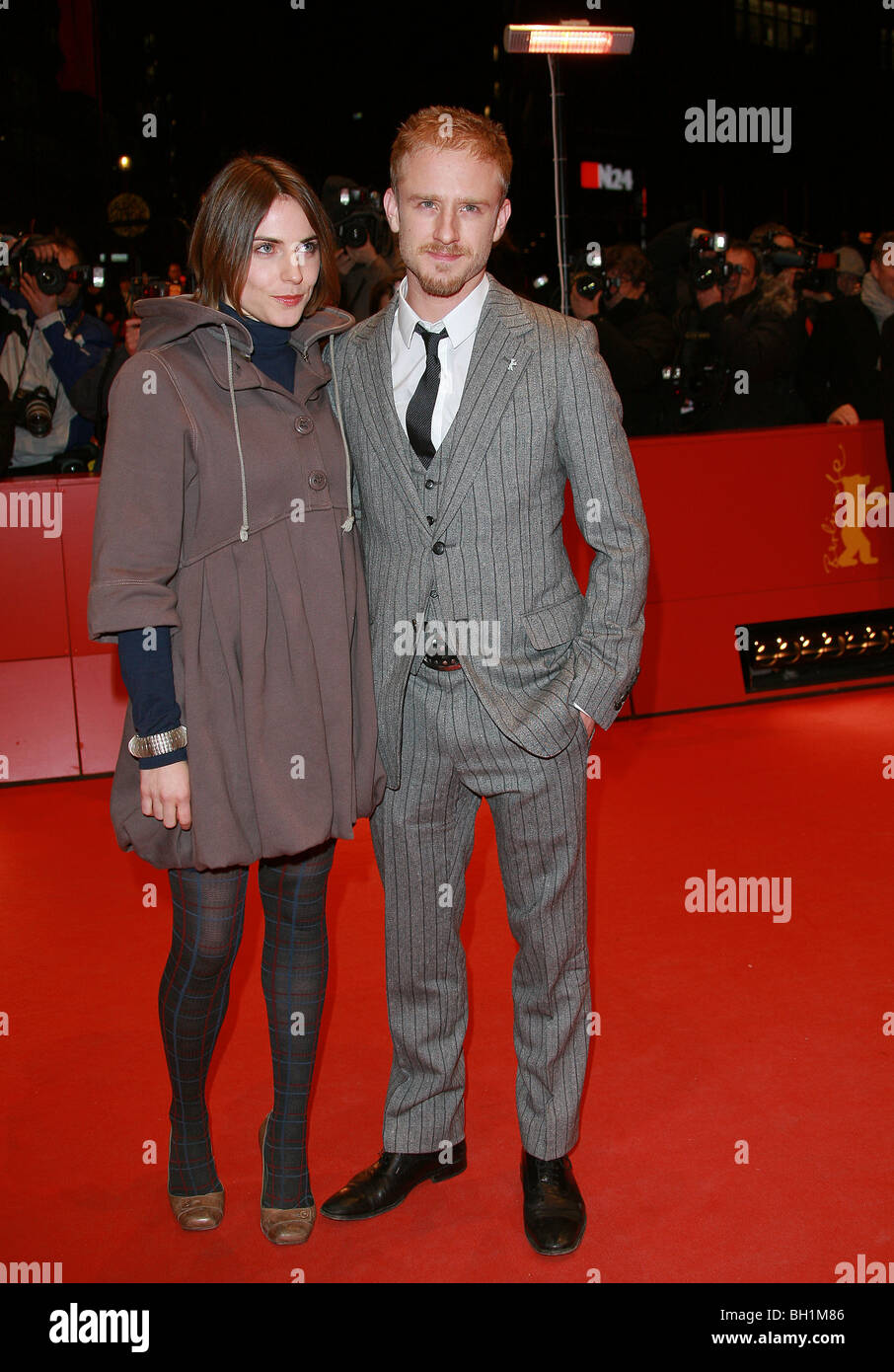 BEN FOSTER & WIFE ACTOR BERLINALE PALAST POTSDAMER PLATZ BERLIN GERMANY ...
