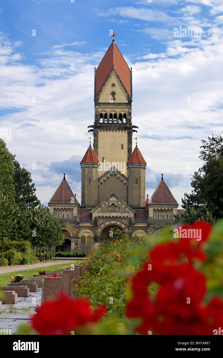 Chapel, South Cemetery, Leipzig, Saxony, Germany Stock Photo - Alamy