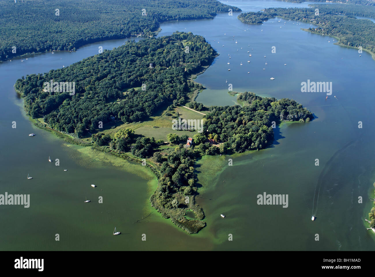 Peacock Island, Havel, Berlin, Germany Stock Photo - Alamy