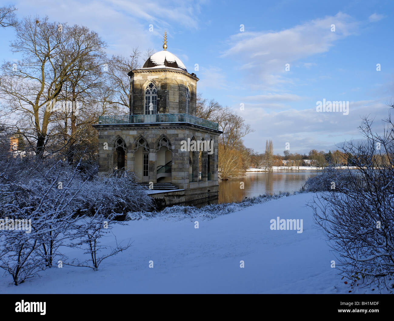 Gothic Library, New Garden, Potsdam, Land Brandenburg, Germany Stock ...