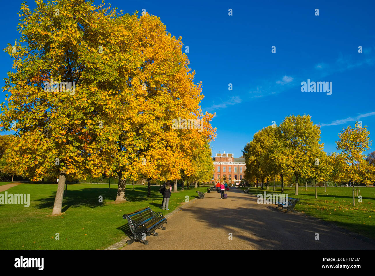 The Dial Walk at Kensington Gardens West London England UK Stock Photo ...