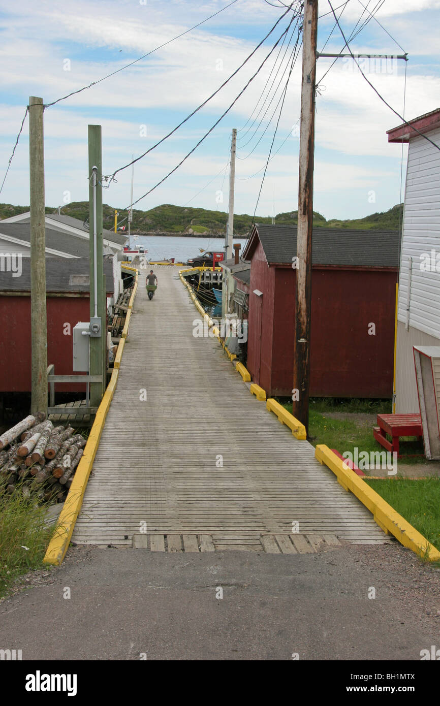 Public Pier in Ship Cove, Ramea, Newfoundland Stock Photo - Alamy