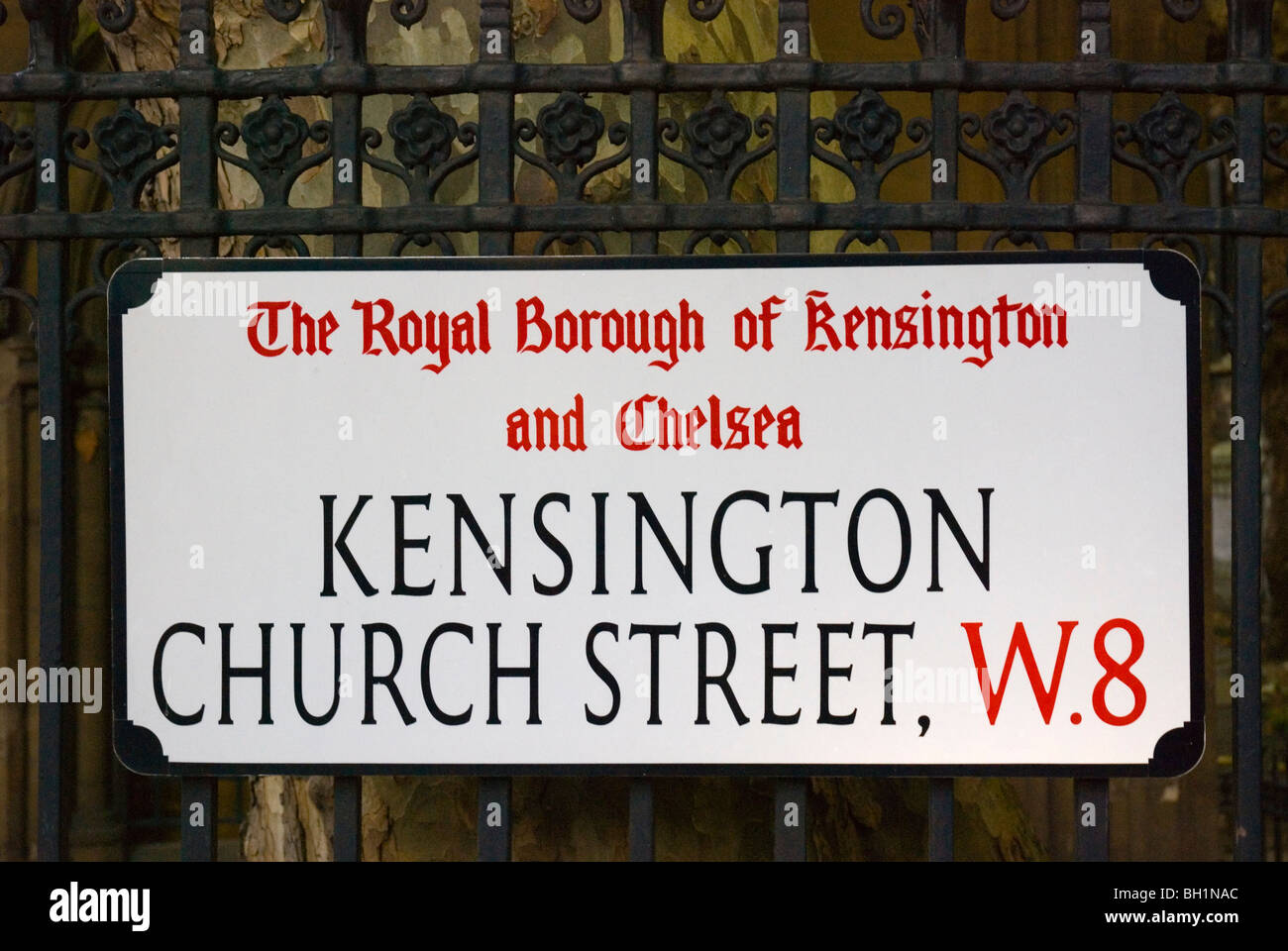 Kensington Street Sign Stock Photos & Kensington Street Sign Stock ...