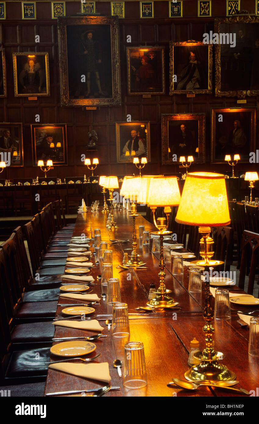 Christ church college dining hall hi-res stock photography and images ...