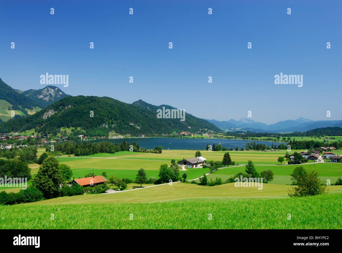 lake Walchsee, Tyrol, Austria Stock Photo - Alamy