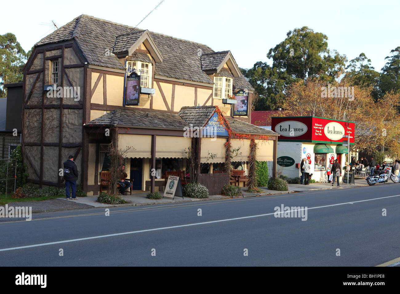 Tea Rooms in Sassafras, Dandenong Ranges, Victoria, Australia Stock ...