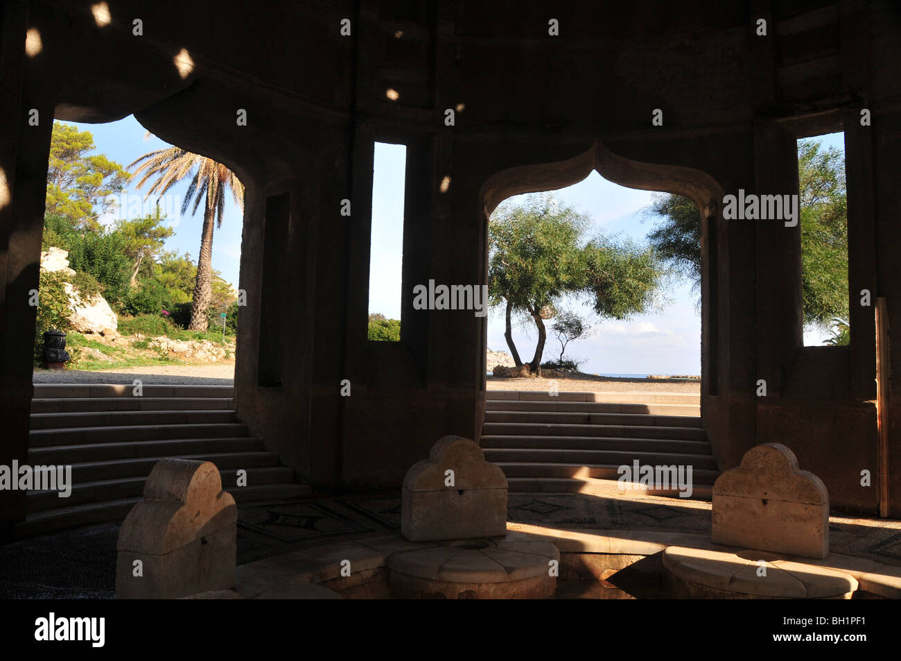 Greece, Rhodes, Kalithea, the hot springs and thermal SPA Stock Photo ...