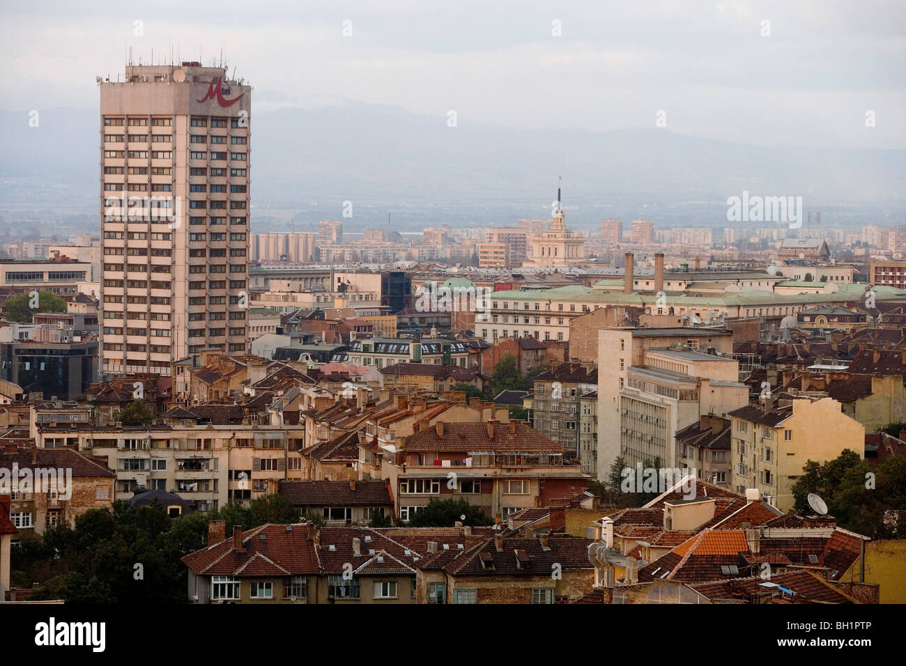 BULGARIA SOFIA PANORAMIC VIEW FROM RODINA HOTEL Stock Photo - Alamy