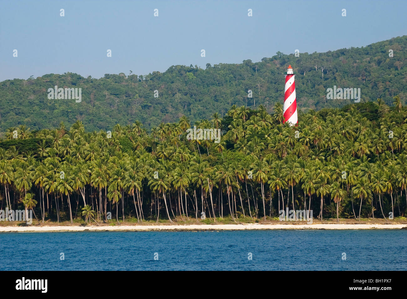 lighthouse in middle-Andaman, Andaman Islands, India Stock Photo - Alamy
