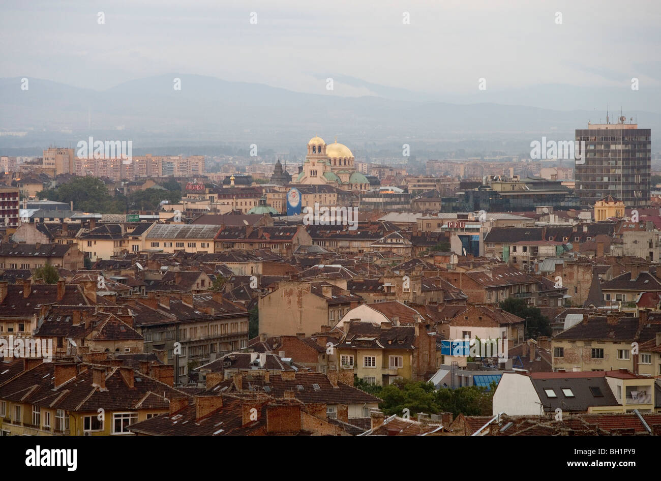BULGARIA SOFIA PANORAMIC VIEW FROM RODINA HOTEL Stock Photo - Alamy