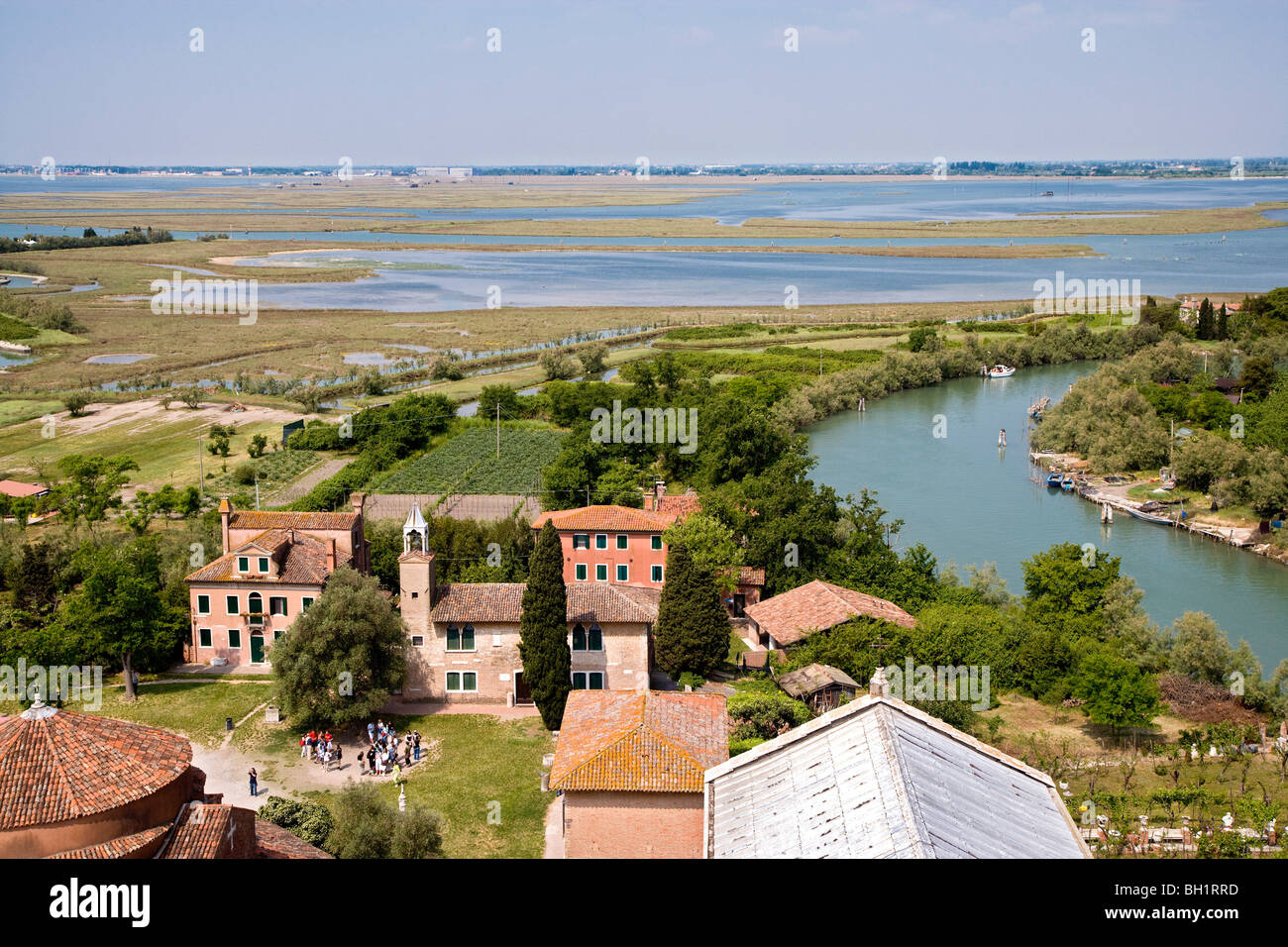 View from Campanile, Torcello, Venice, Laguna, Veneto, Italy Stock ...