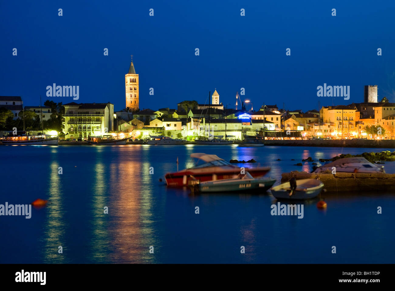 Rab harbour, Rab Island, Croatia Stock Photo - Alamy