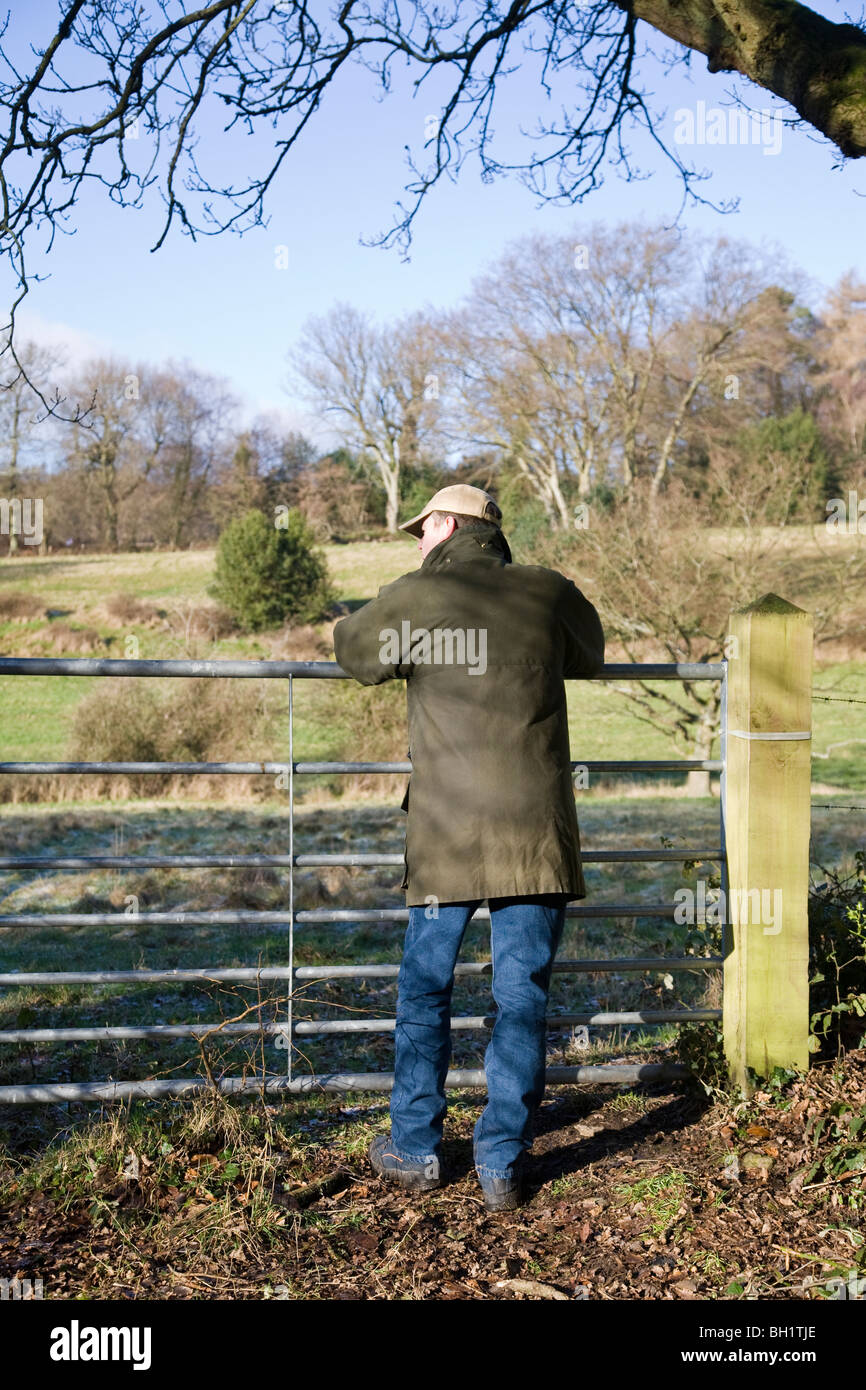 Looking over a metal gate hi-res stock photography and images - Alamy