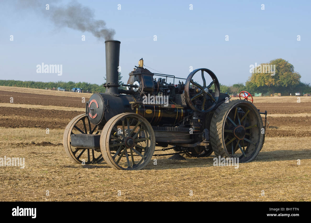 Fowler Steam Ploughing Engine Stock Photo - Alamy