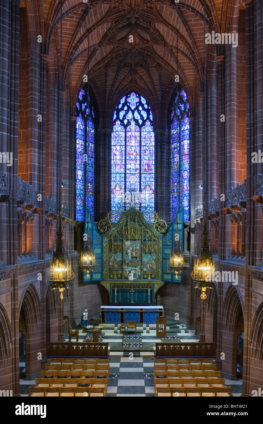 Lady Chapel inside Liverpool Cathedral, is the Church of England ...