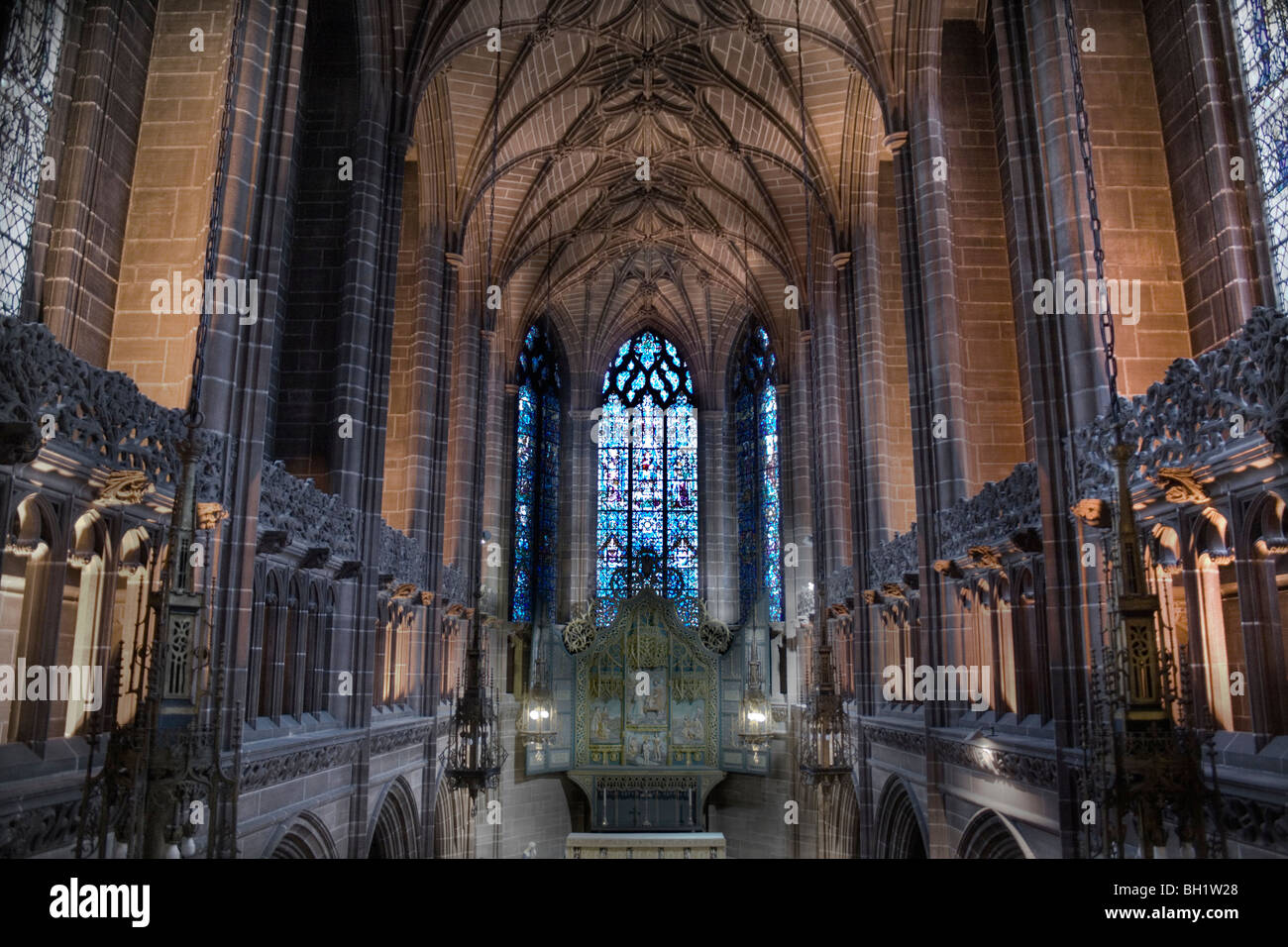 Lady Chapel inside Liverpool Cathedral, is the Church of England ...