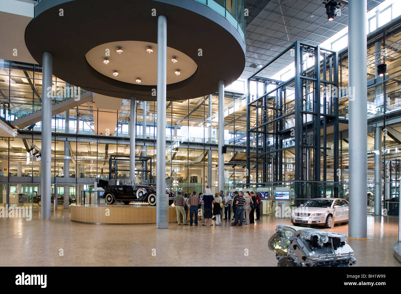 The transparent factory, automobile production plant owned by ...