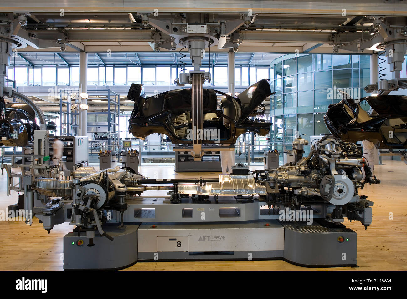 The transparent factory, automobile production plant owned by ...