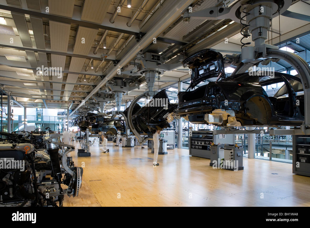 The transparent factory, automobile production plant owned by ...