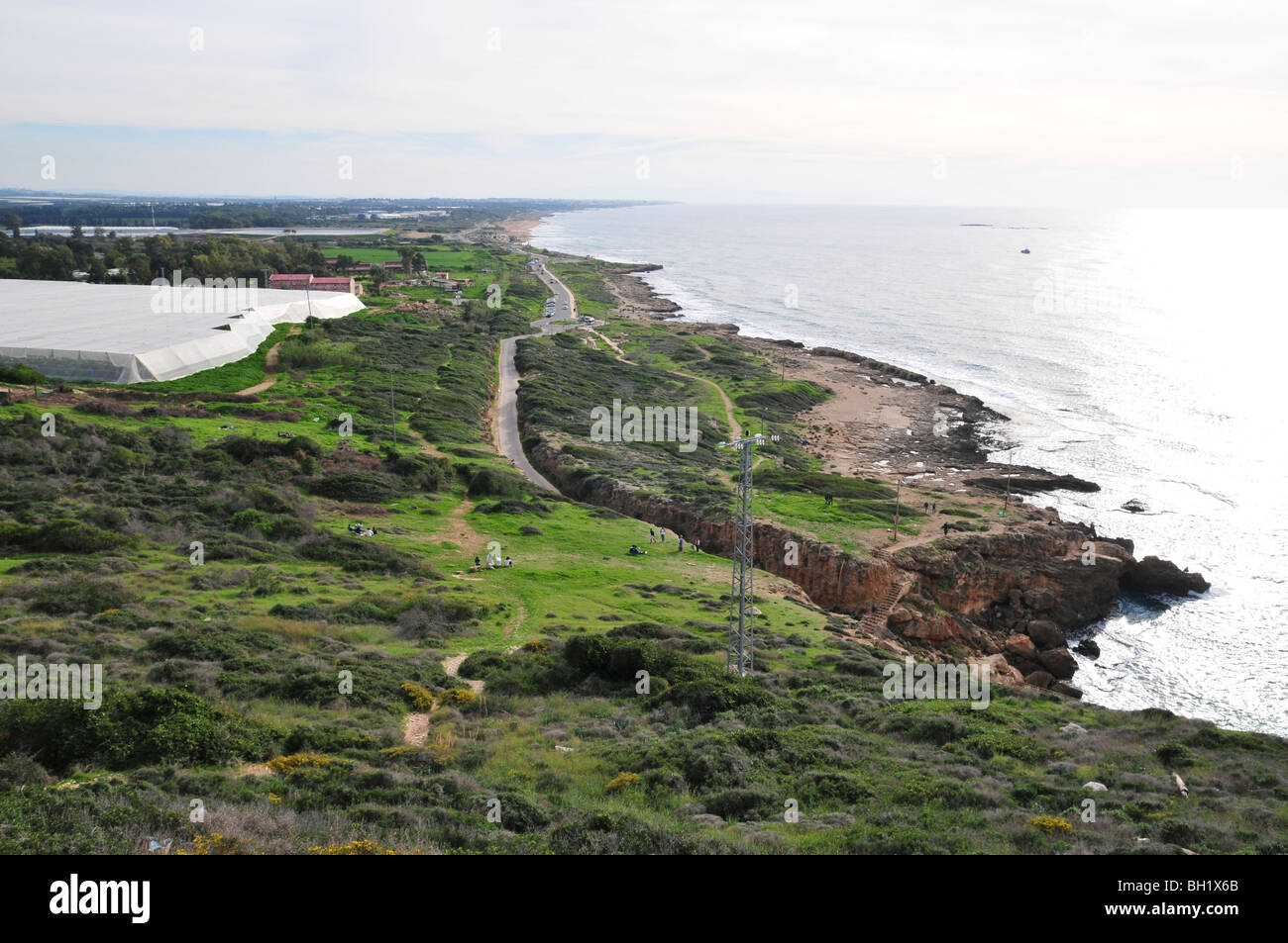 Israel, Kibbutz Rosh Hanikra Stock Photo - Alamy