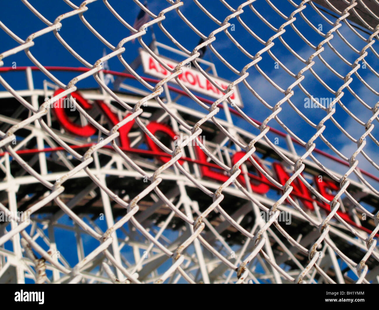 Cyclone roller coaster Coney Island Brooklyn NY Stock Photo - Alamy