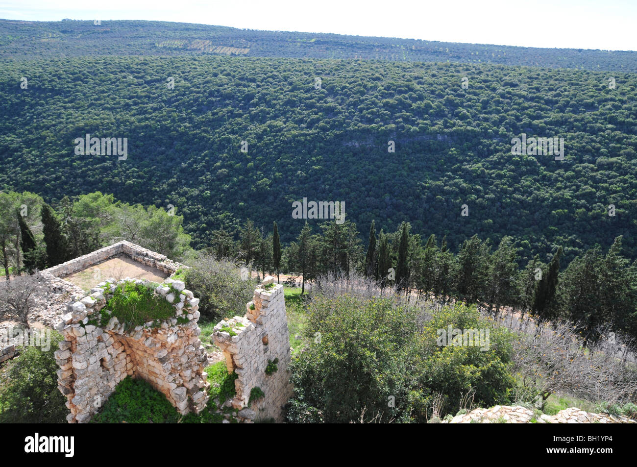 Israel, Western Galilee, The remains of the 12th century Crusader ...
