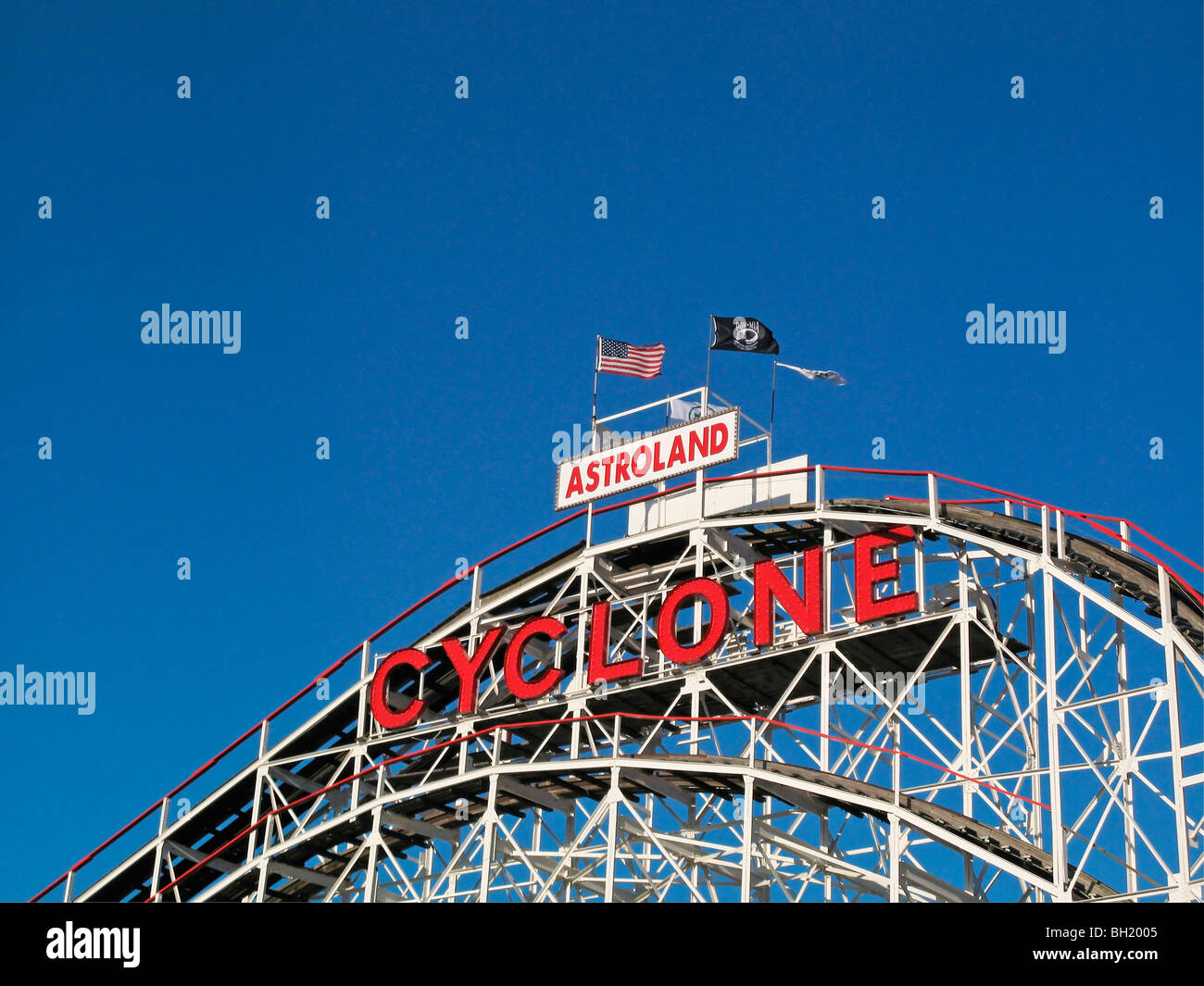 Cyclone roller coaster Coney Island Brooklyn NY Stock Photo - Alamy