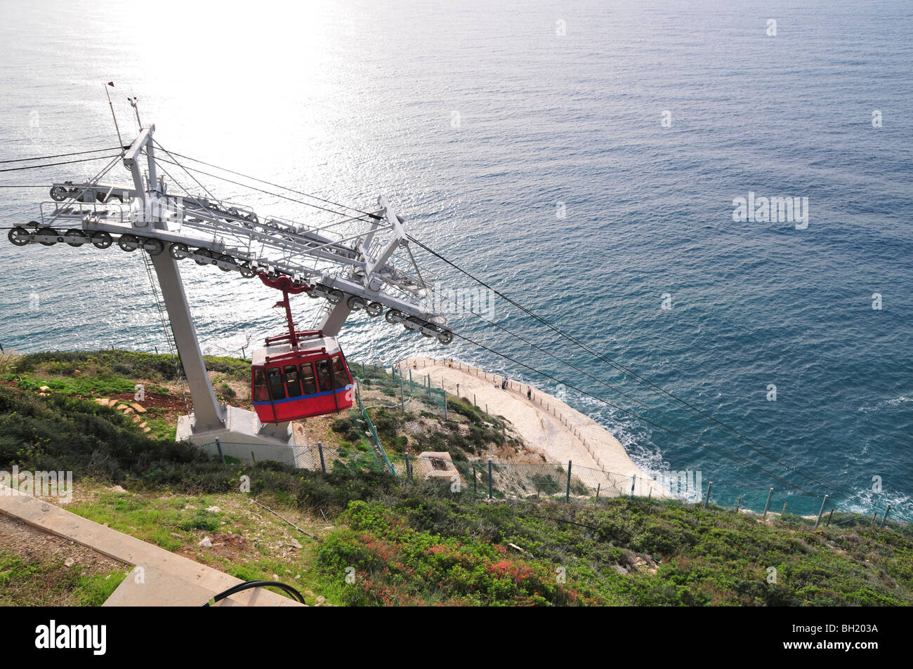 Israel, Kibbutz Rosh Hanikra Stock Photo - Alamy