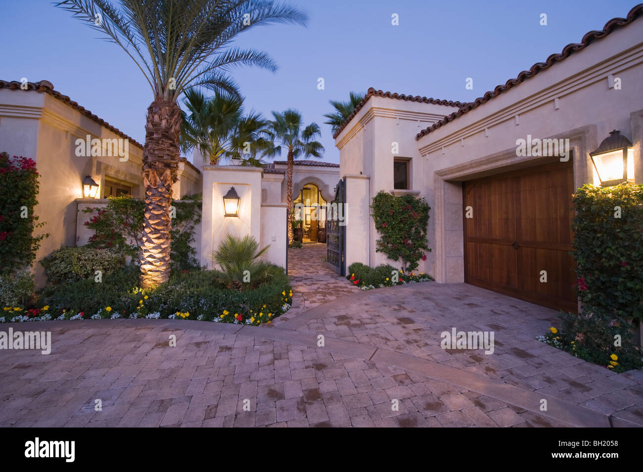 Driveway palm tree hi-res stock photography and images - Alamy