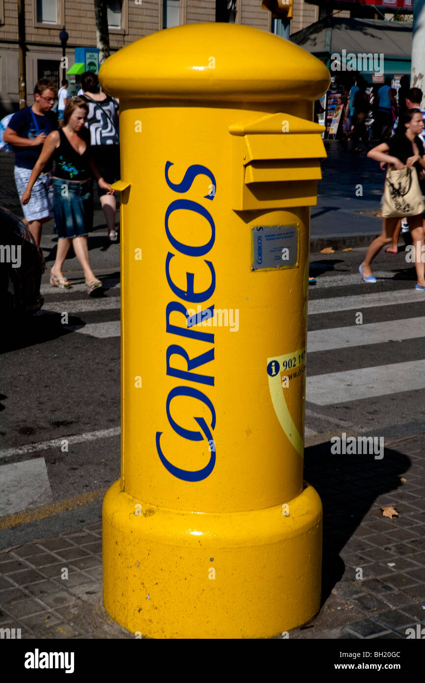 Barcelona - Letter box Stock Photo - Alamy