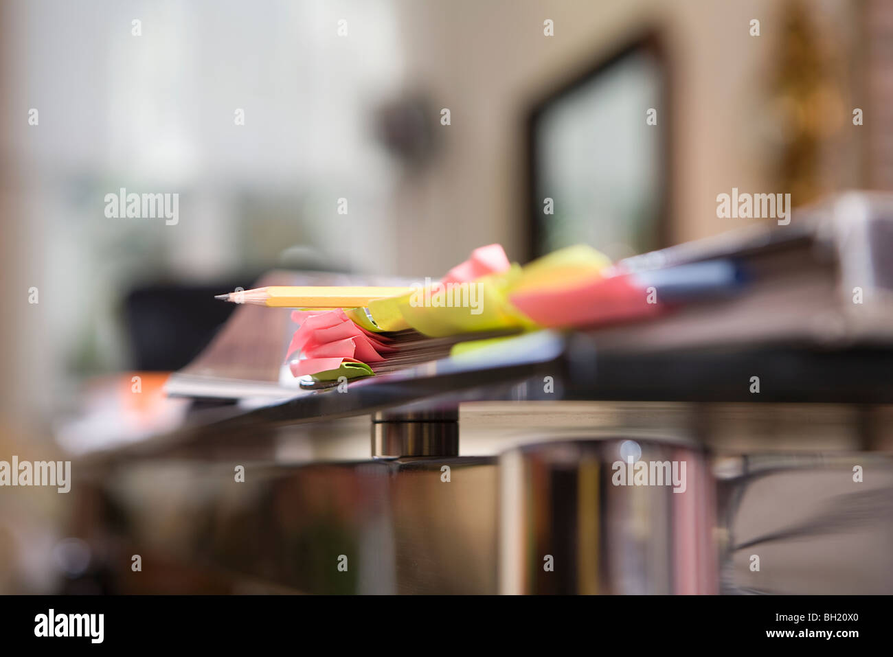 Post it notes on design studio desk Stock Photo - Alamy