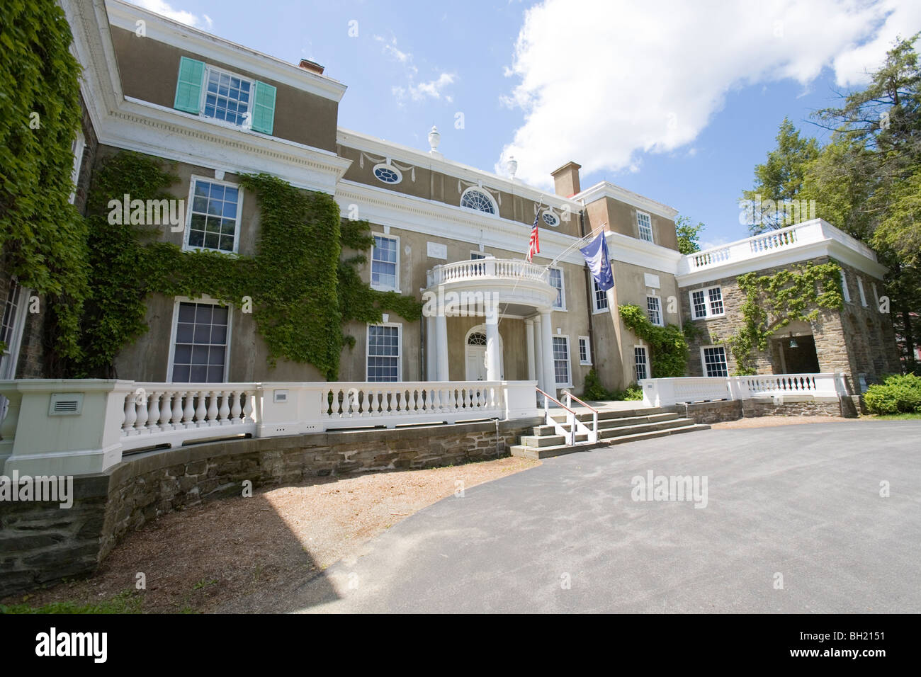 Franklin Delano Roosevelt's Home Stock Photo - Alamy