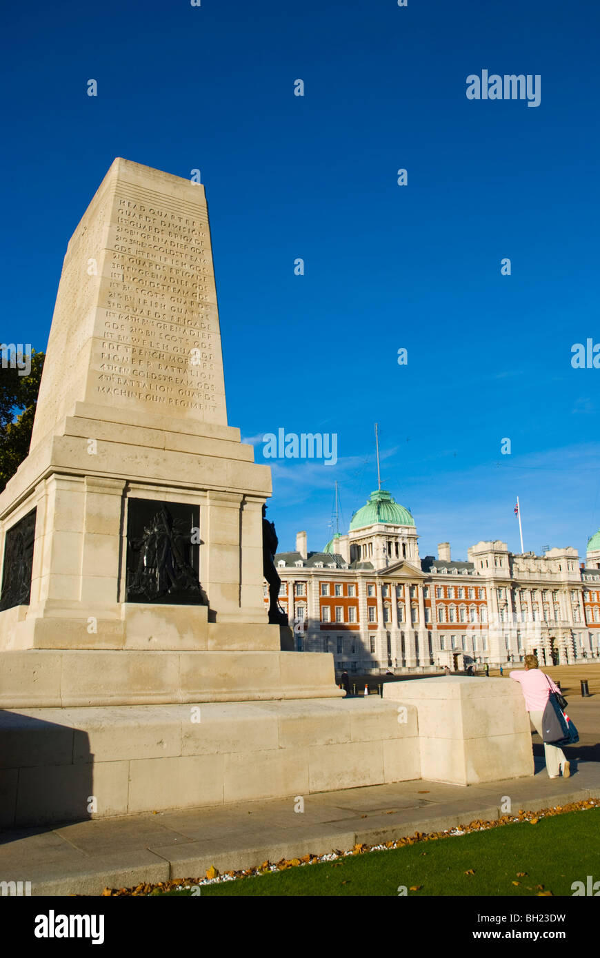 The Guards Memorial Horse Guard Road city of Westminster central London ...
