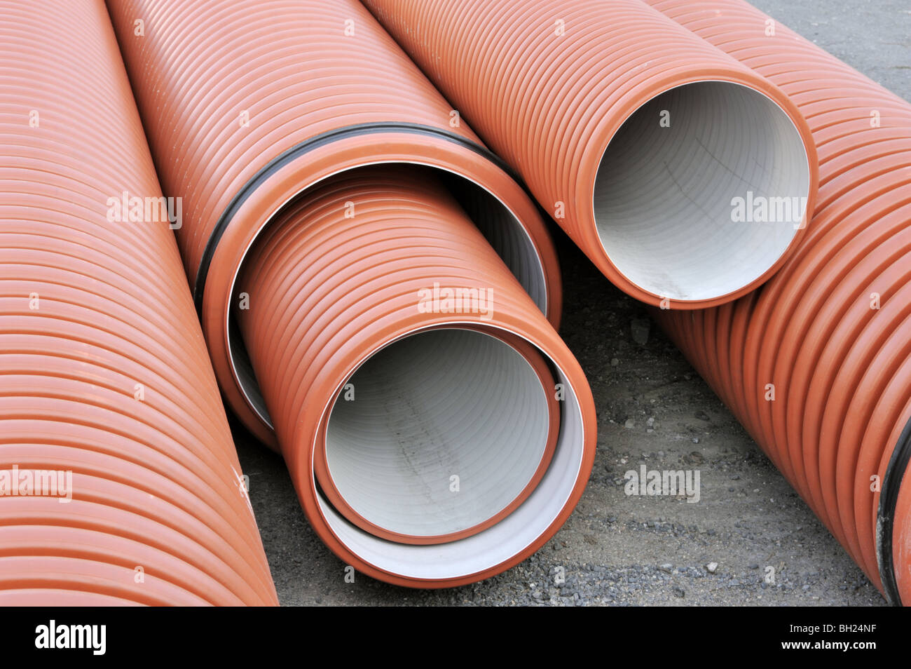 Plumbing tubes - detail Stock Photo - Alamy