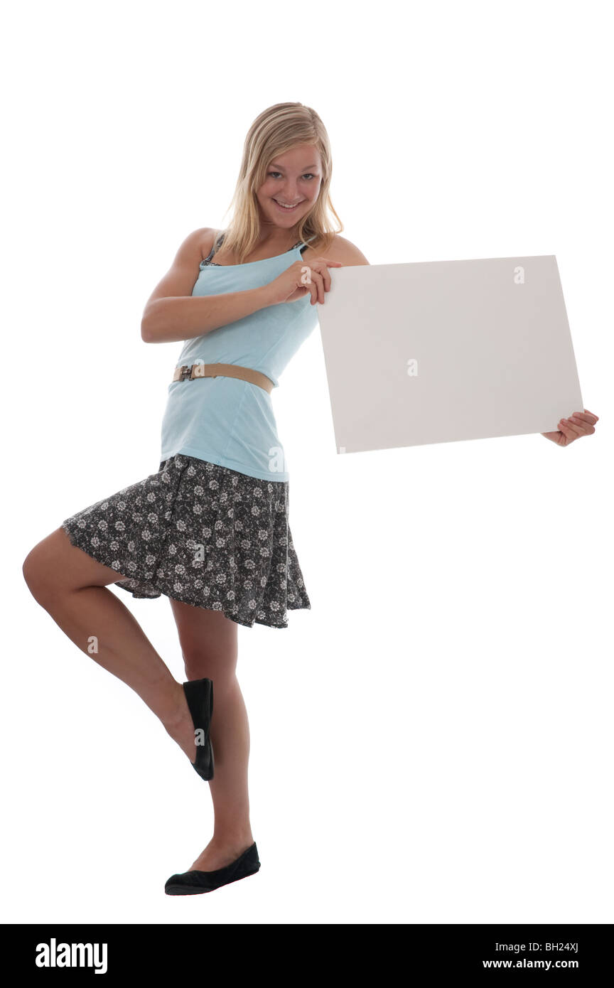 Cute teen teenager blonde girl hi-res stock photography and images - Alamy