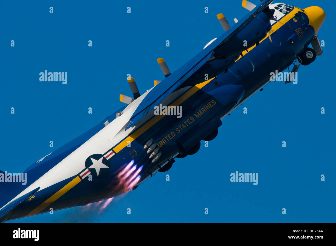 USMC C-130T Fat Albert Stock Photo - Alamy