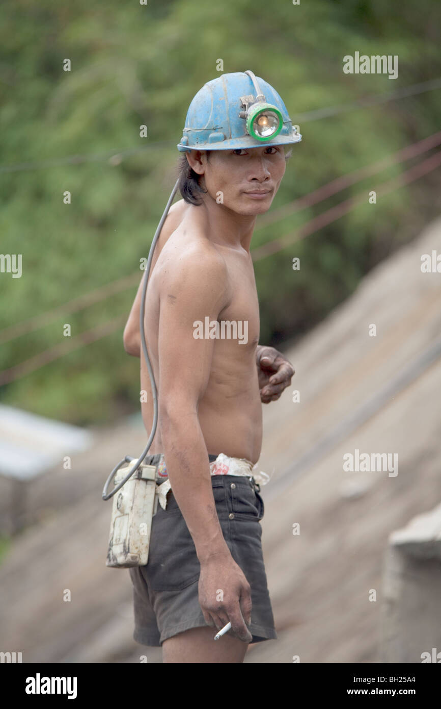 Coal miner,cebu mountains,Philippines Stock Photo - Alamy