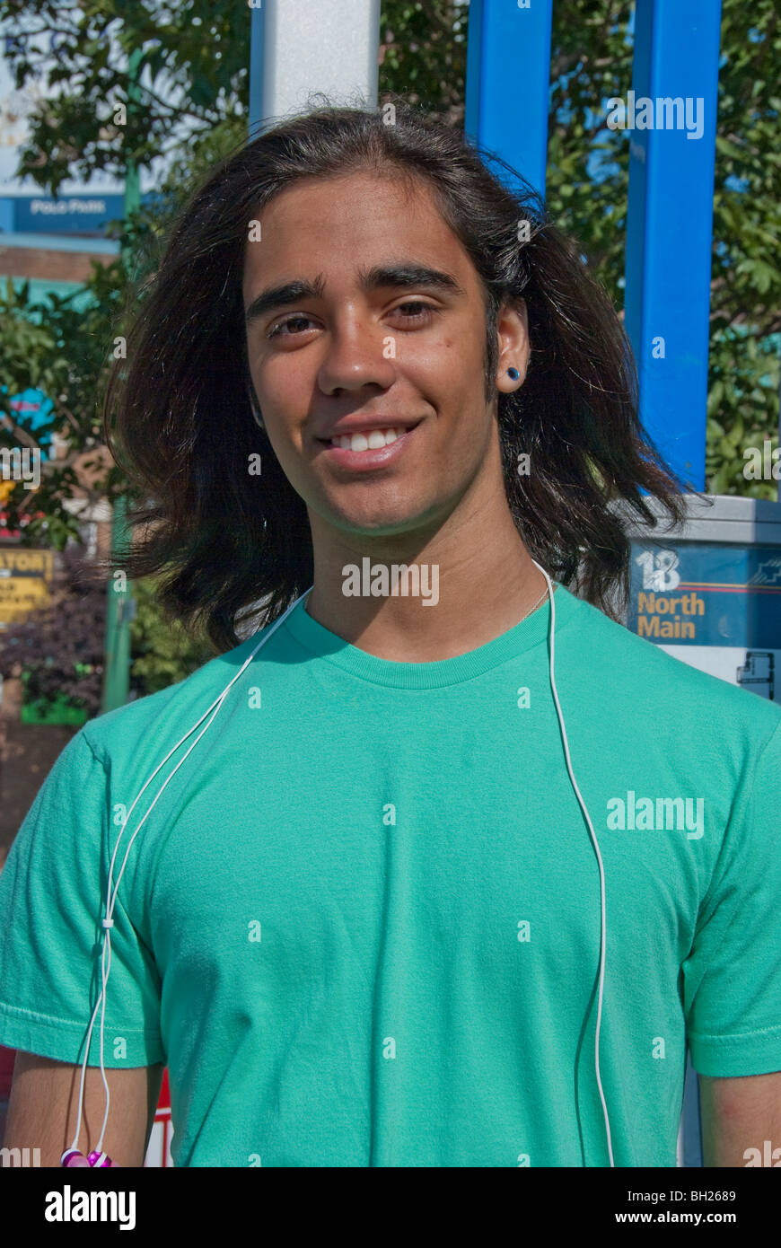 Male East Indian Teen on street, Winnipeg, Maniotba, Canada Stock Photo ...