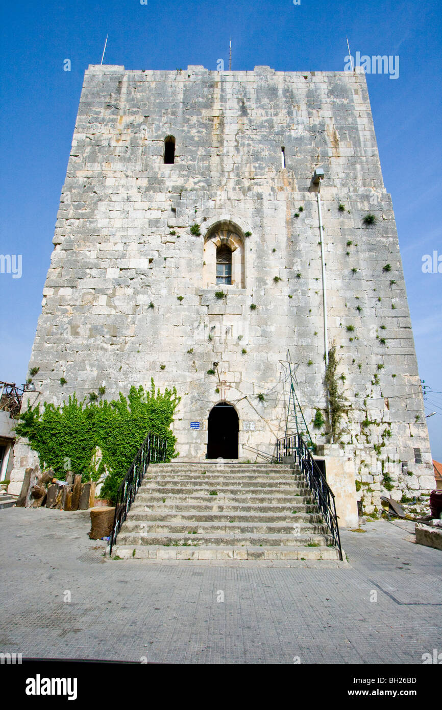 Chastel Blanc Crusader Castle in Safita Syria Stock Photo - Alamy
