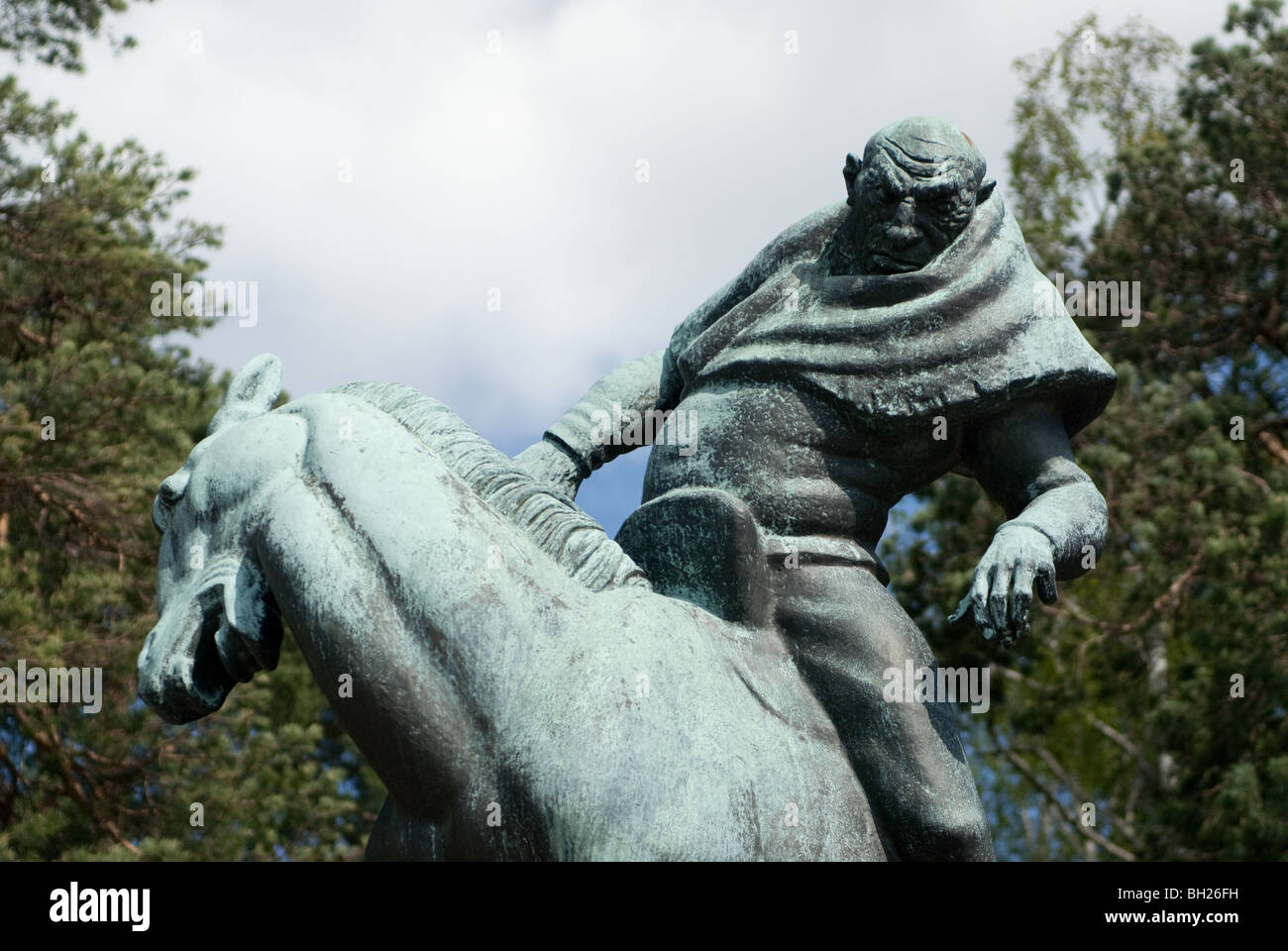 the sculpture folke filbyter by carl milles in millesgareden Stock ...