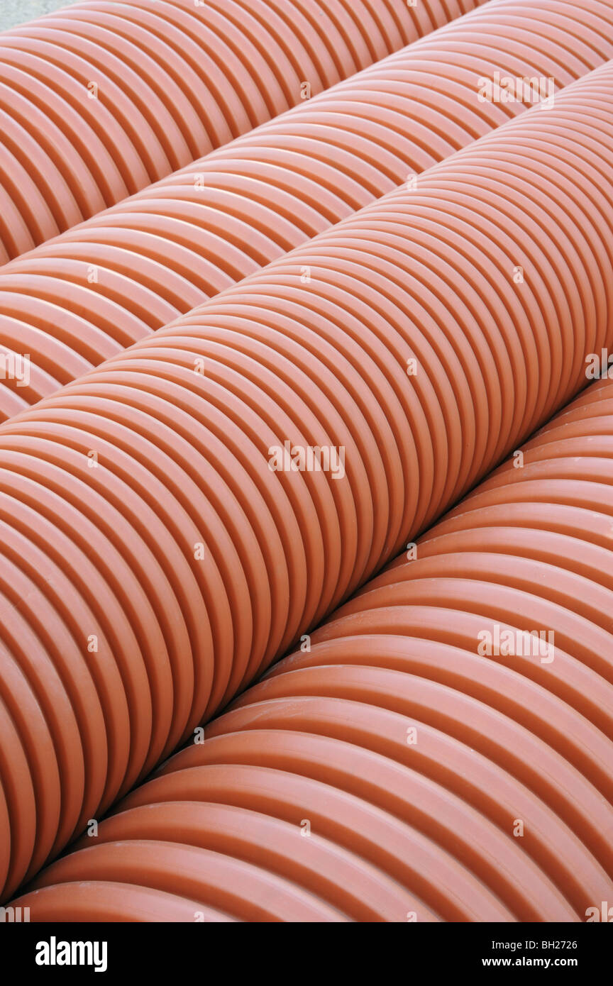 Plumbing tubes close-up Stock Photo - Alamy