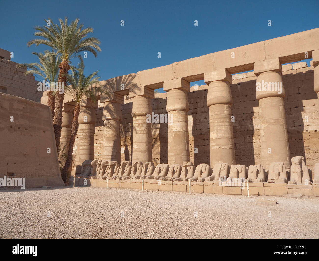The Ancient Temple Complex of Karnak near Luxor in the Nile Valley in ...