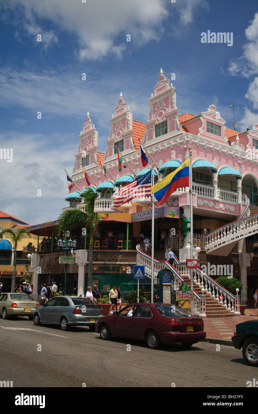Shopping center downtown Oranjestad Aruba Stock Photo - Alamy