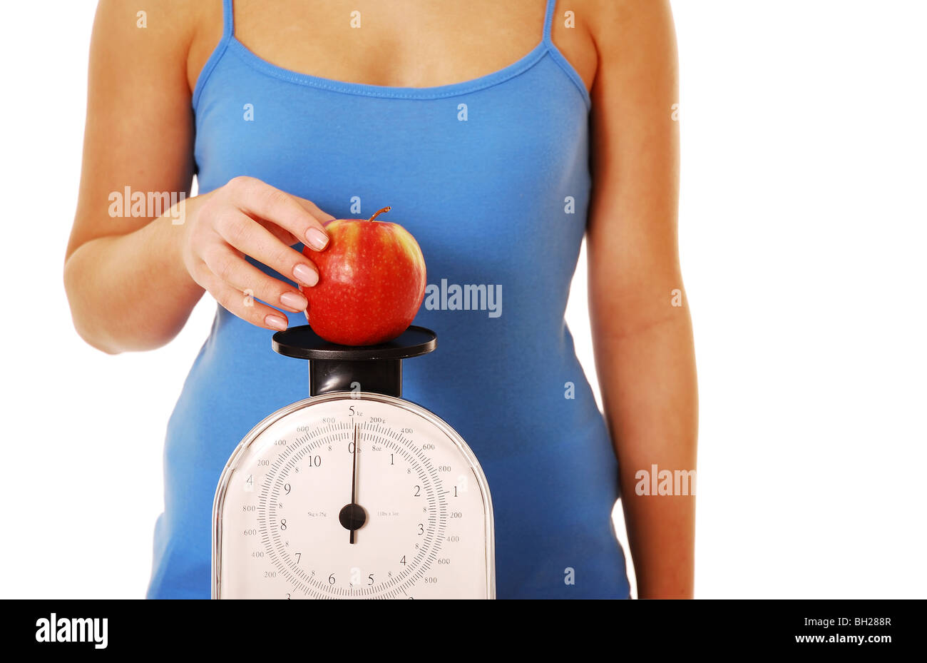 Apple Weigh In Stock Photo - Alamy