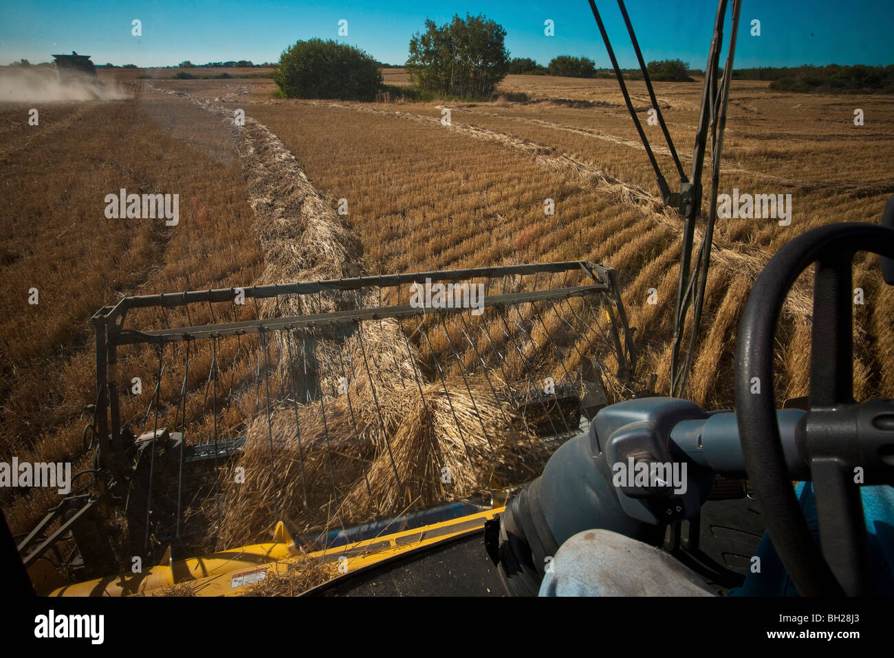 Combine harvester interior hi-res stock photography and images - Alamy