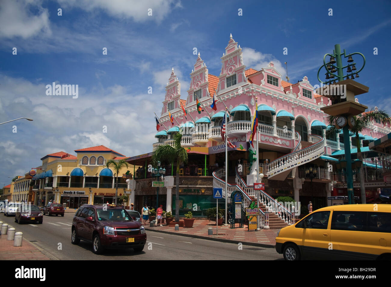 Royal Plaza outdoor shopping mall Shopping center downtown Oranjestad ...