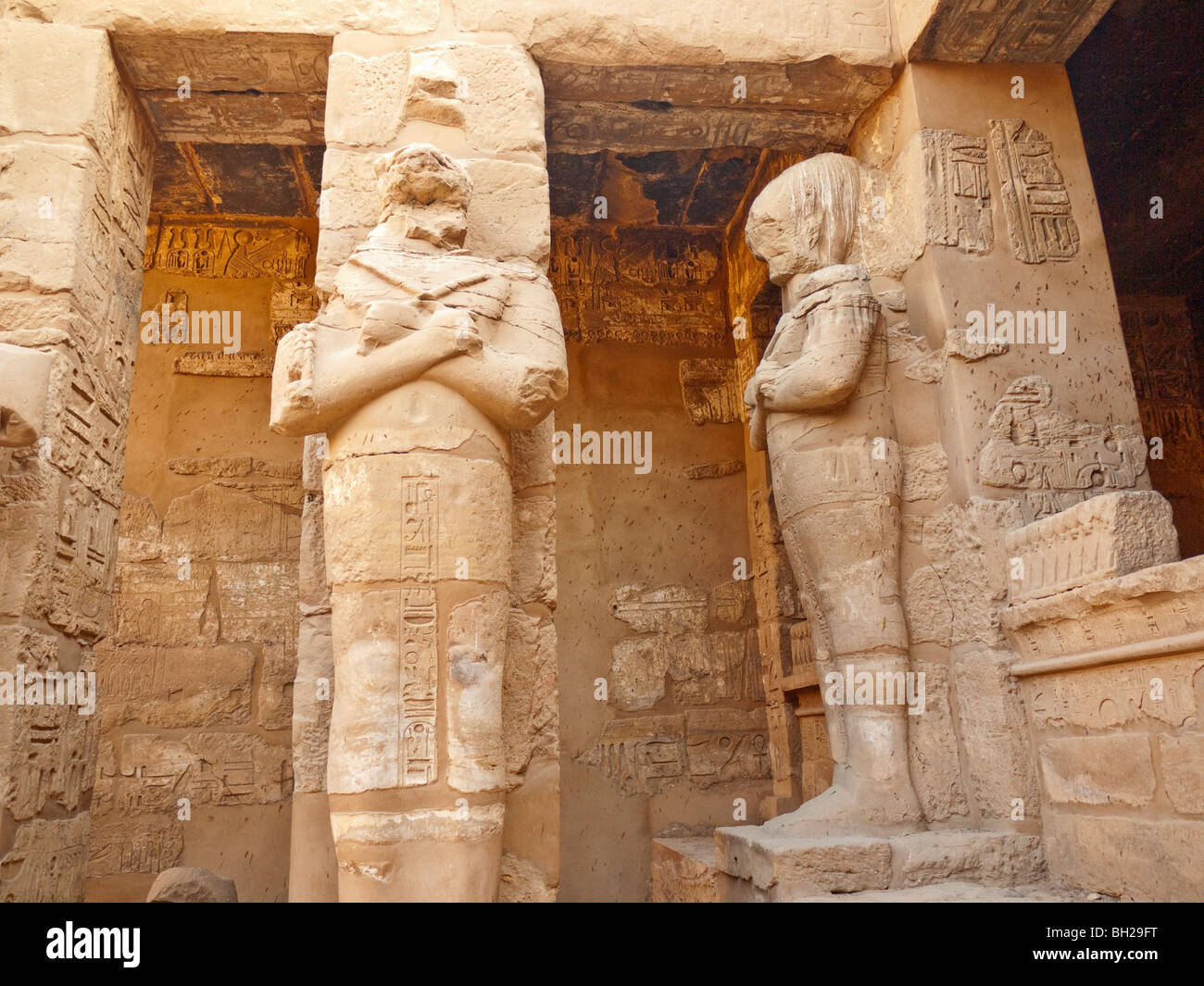 The Ramesseum in the Ancient Temple Complex of Karnak near Luxor in the ...