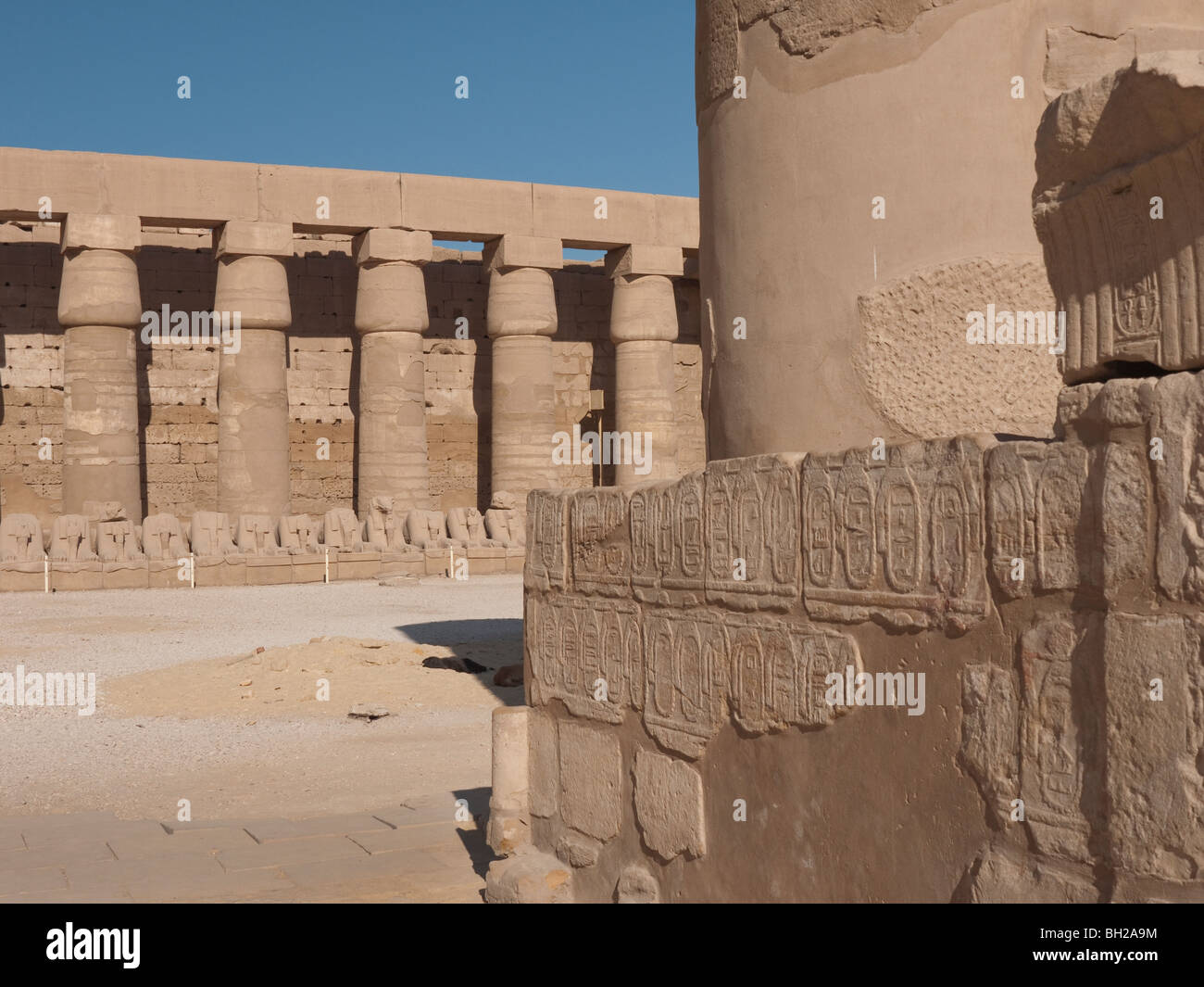 The Ancient Temple Complex of Karnak near Luxor in the Nile Valley in ...