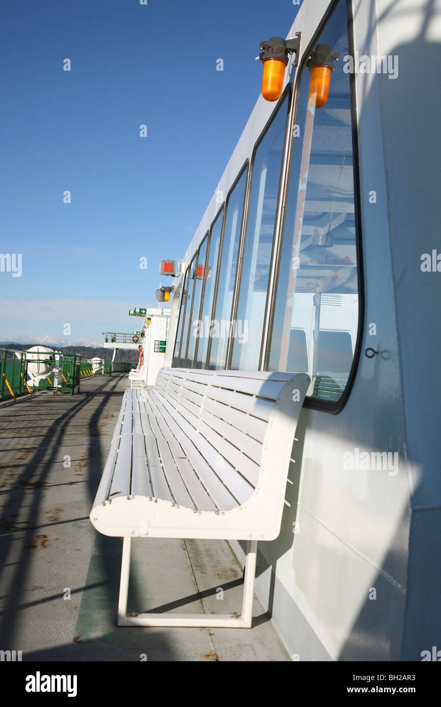 Side view of a boat deck Stock Photo - Alamy