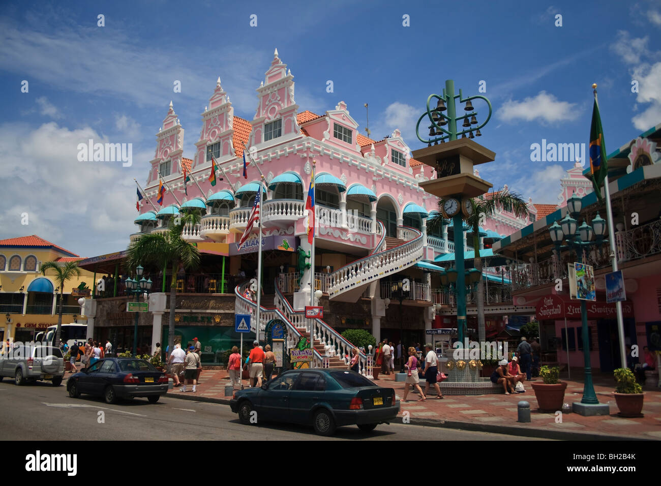 Royal Plaza outdoor shopping mall Shopping center downtown Oranjestad ...